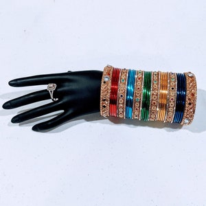 Bangles Large Set : Multicolor - Etsy