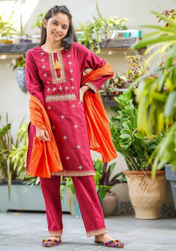 Cotton Suit Design For Girls
