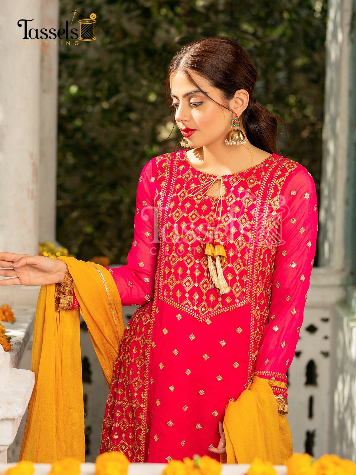 Embroidered Women Shalwar Kameez - 3 Piece Dress - Etsy