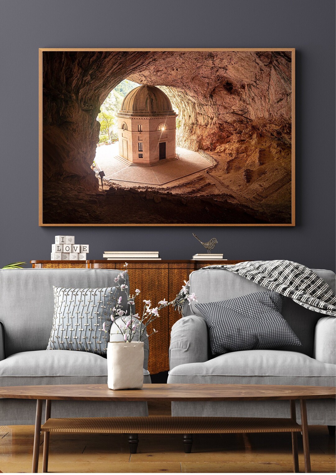 Valadier Temple - Art Print - Wall Art - Digital Print - Cave - Italy ...