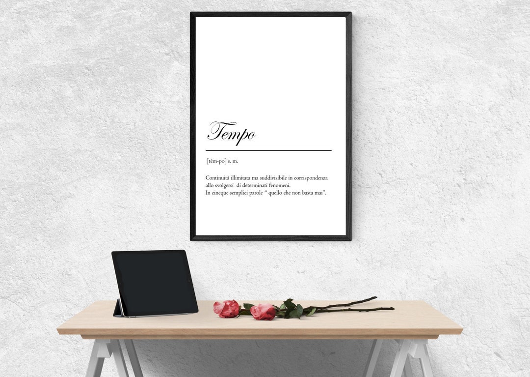 Tempo - Art Print - Wall Art - Digital Print - Poster - Minimal Style ...