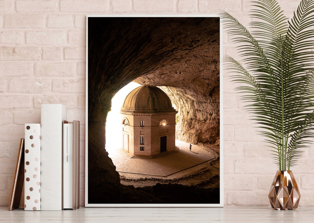 Valadier Temple - Art Print - Wall Art - Digital Print - Cave - Italy ...