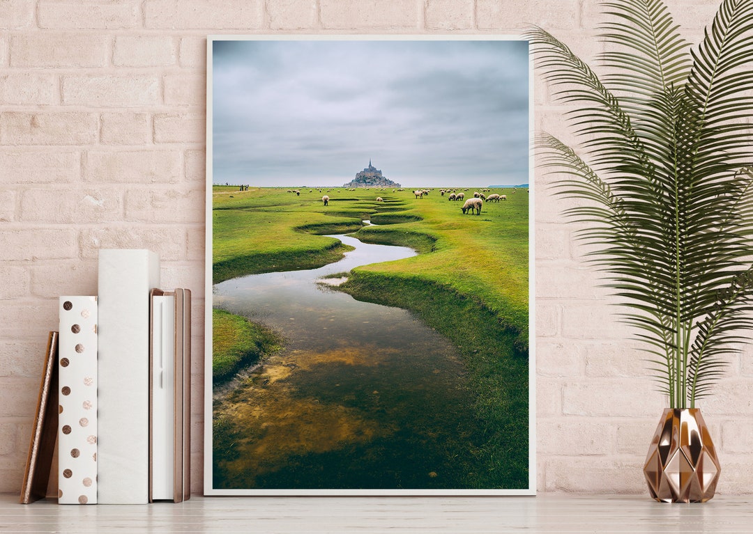 Mont-saint-michel - Landscape - Digital Stamp - Travels - Nature ...