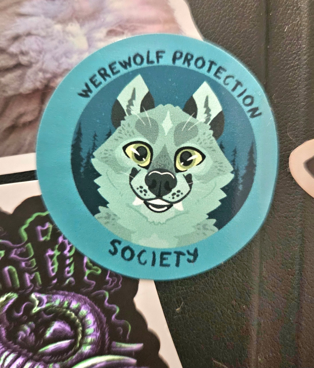 Werewolf Protection Society Stickers - Etsy