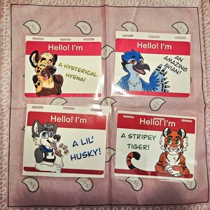 Hello I'm...furry Species Nametag - Etsy