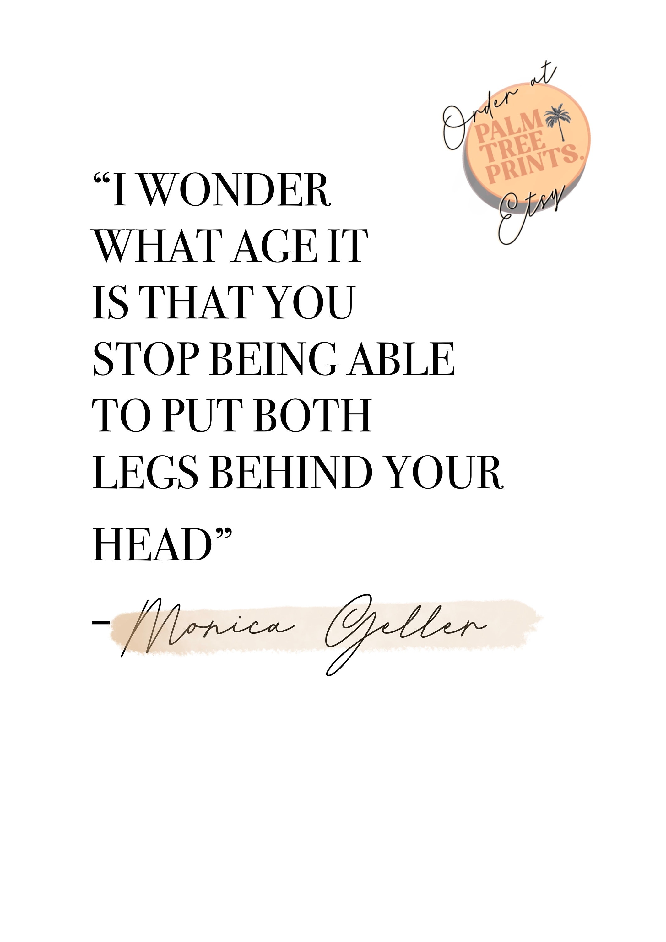 Set of Six Friends TV Show Quotes Bundle Funny Humour Home Prints Wall ...