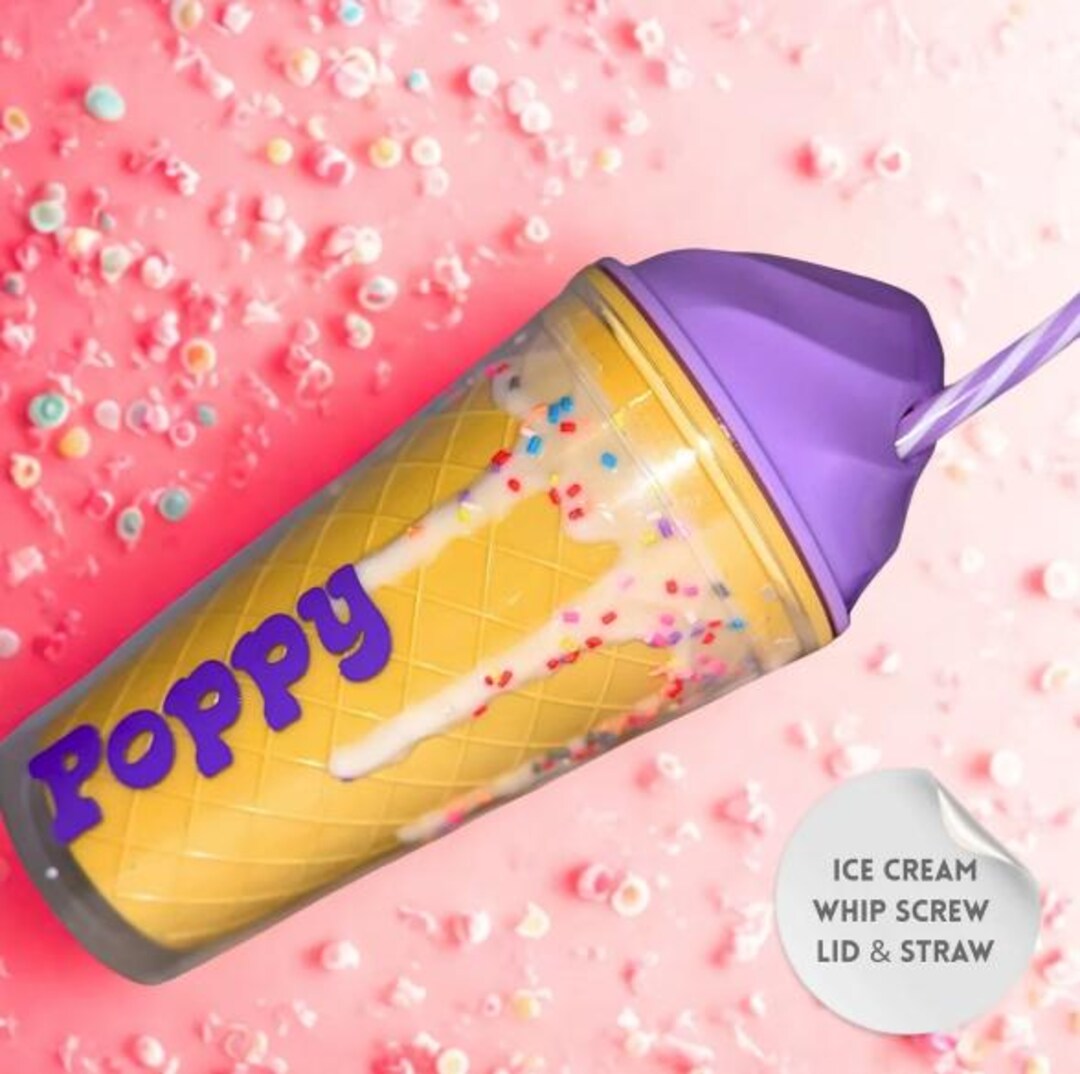 Custom/personalised Ice Cream Drip Soda Cup Tumbler - Etsy