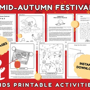 Mid-autumn Festival Educational Activities Worksheets | Learn ...