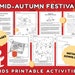 Mid-autumn Festival Educational Activities Worksheets Learn & Coloring ...