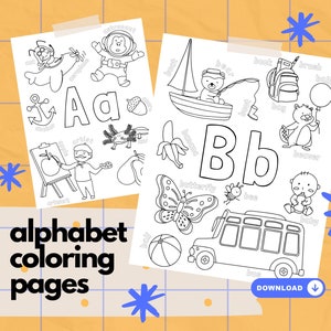 Preschool Printables Alphabet Coloring Pages Sheets Printable Learning ...