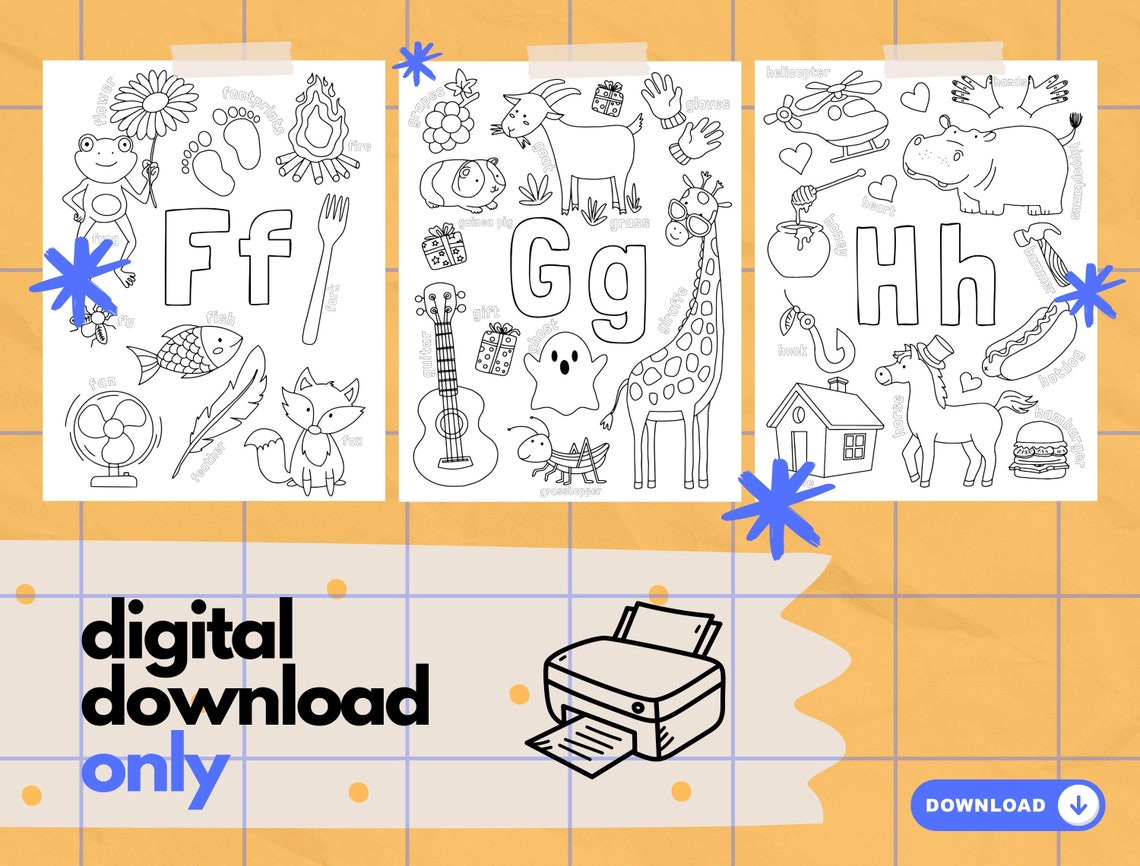 Preschool Printables Alphabet Coloring Pages Sheets Printable Learning ...