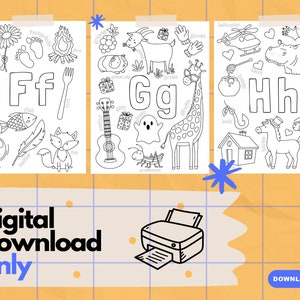 Preschool Printables Alphabet Coloring Pages Sheets Printable Learning ...