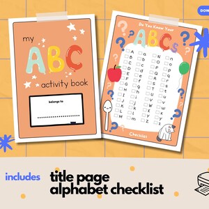 Printable Alphabet Tracing Worksheets Activities ABC - Handwriting ...