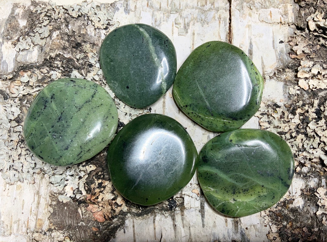 KRIO® Nephrite/ Jade as Disc Stone Hand Flatterer OR as - Etsy
