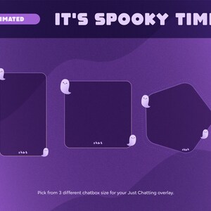 It's Spooky Time Animated Twitch Pack | Halloween and Ghost Theme ...