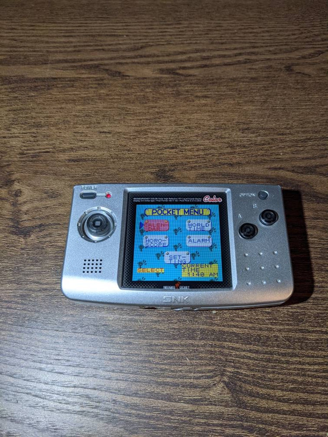 SNK Neo Geo Pocket Color Slim W/ IPS Lcd Display Upgrade. Osd Xl Screen ...