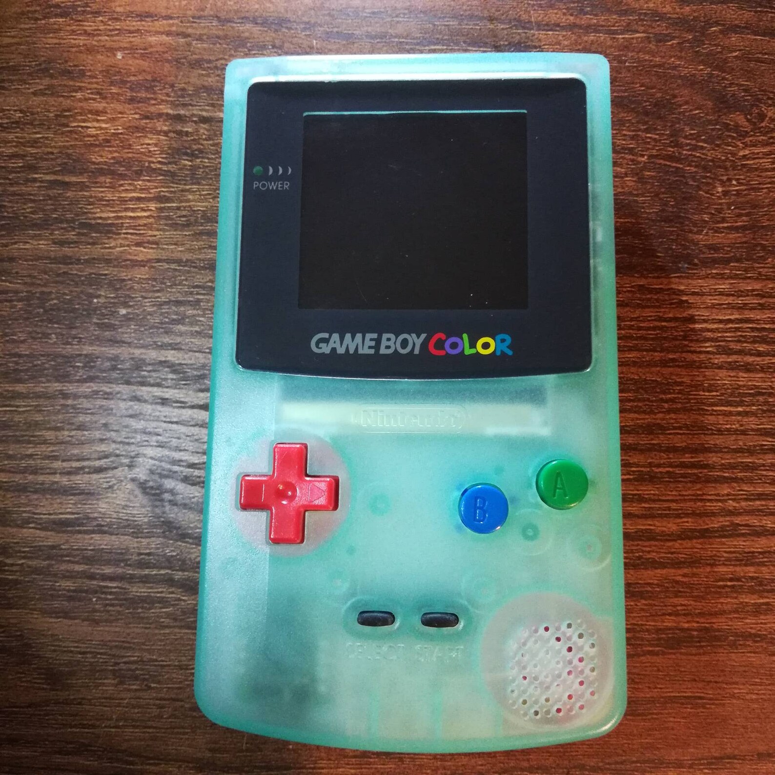 Gameboy Color with v2 ips Lcd screen. Glow in the dark Shell. | Etsy
