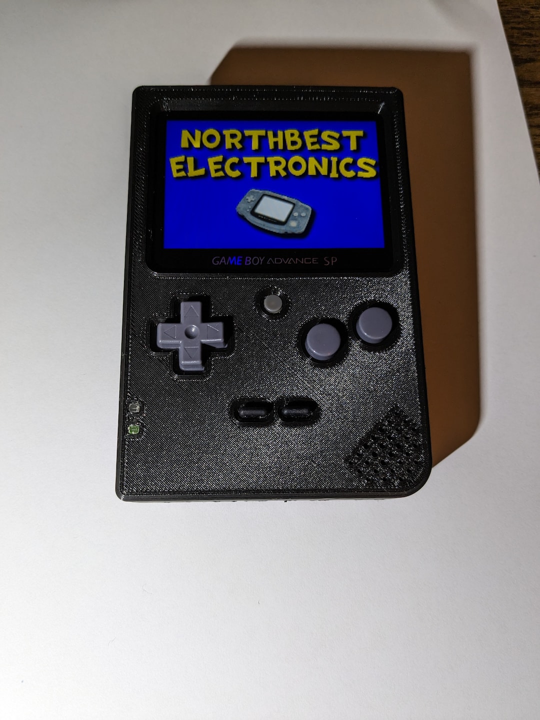 Custom Gameboy Advance Sp Slab Remix W/ Ips Lcd Backlit Screen, Gbp ...