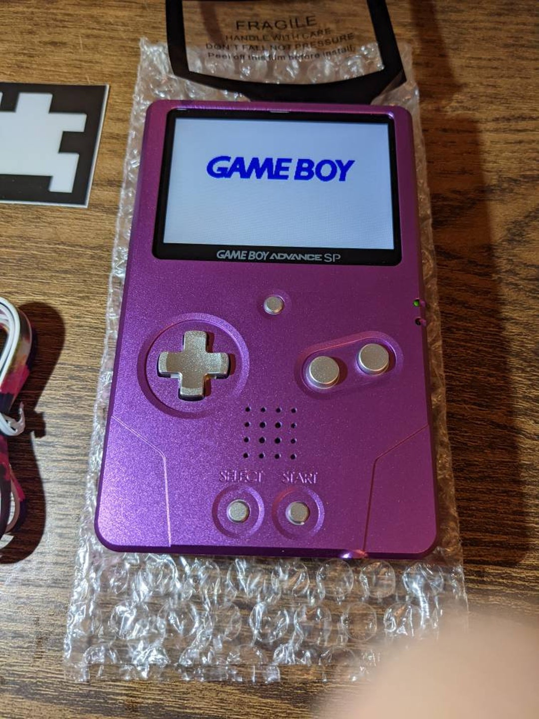 Gameboy Advance Sp Unhinged With F.P. Ips Lcd Backlit Screen, Solid ...