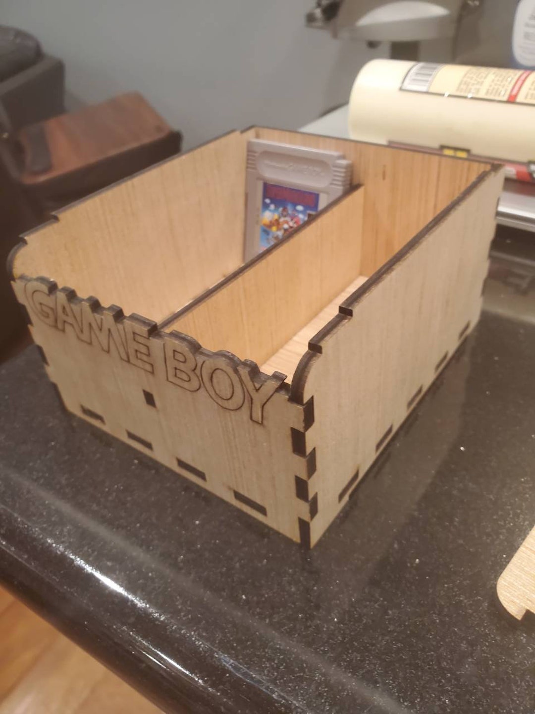 Nintendo Game Boy Game Holder Display Wood Joinery. Solid Wood Dovetail ...