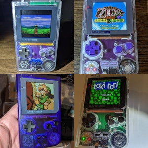 Gameboy Pocket Color Custom Build. Pick Your Colors. Clear Shell. Fully ...