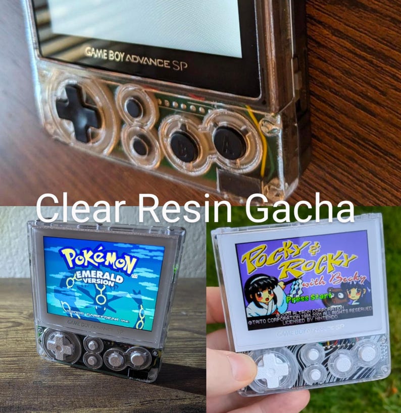 Gameboy Advance SP Gacha Design. Customize Your Own. Choose Your Color ...