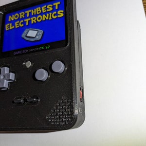 Custom Gameboy Advance Sp Slab Remix W/ Ips Lcd Backlit Screen, Gbp ...
