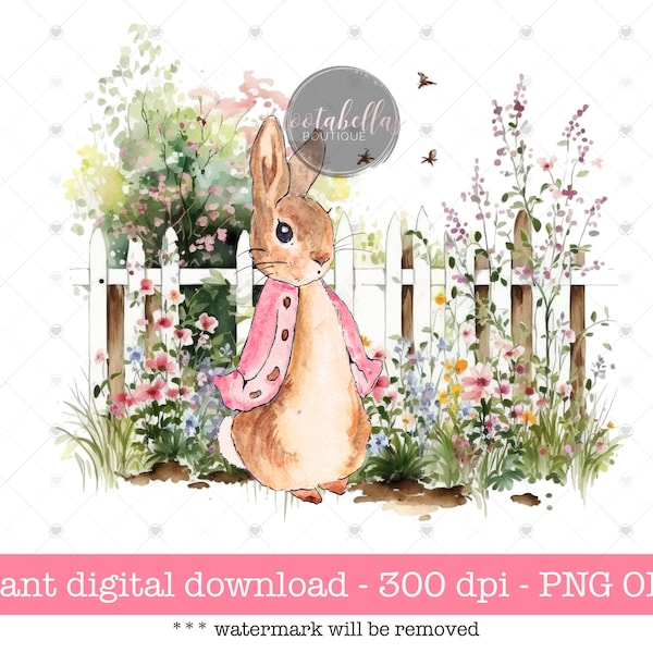 Peter Rabbit Clipart - Etsy