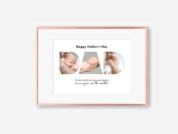 Digital File Father's Day Print Custom Photo Print Dad - Etsy