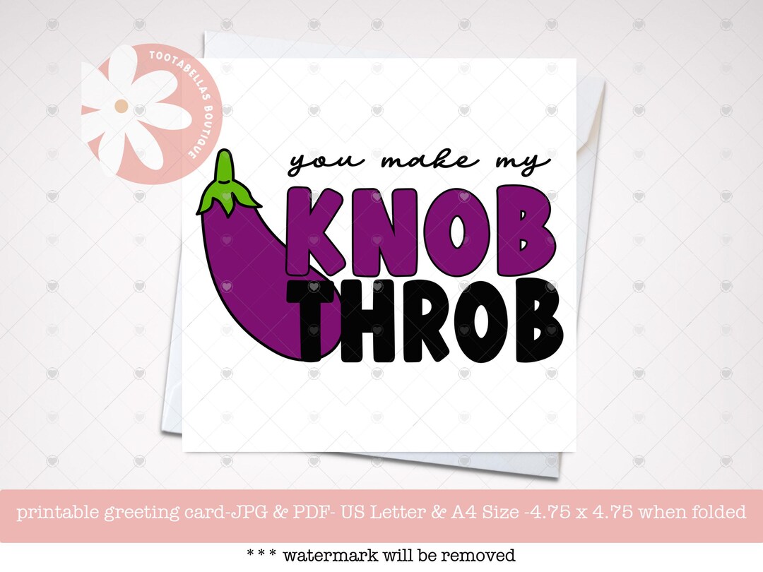 Printable Card, Funny Anniversary Card, Rude Printable Card, Card for ...