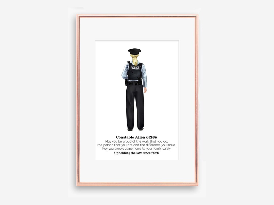 Digital File, Custom Police Officer Gift, Police Appreciation Gift ...