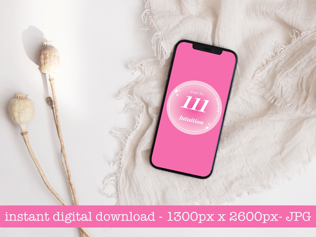 Angel Number 111 Wallpaper: Intuition Phone Background (digital ...