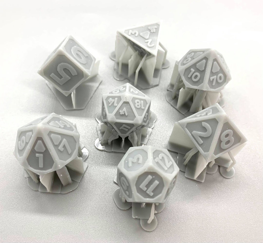 Set of 7 Dice Masters Die Making Dice Masters Die Masters Resin Dice ...