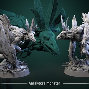 Aarakocra Monster Bird Folk Aarakocra Miniature Dungeons and Dragons ...