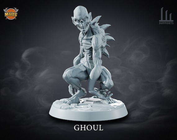 Ghoul Miniature 30 Mm Base High Resolution Resin Miniature | Etsy