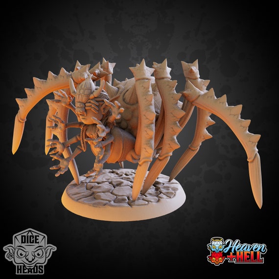 Role Playing Miniatures TTRPG Warhammer Dungeons & Dragons Demon Spider ...