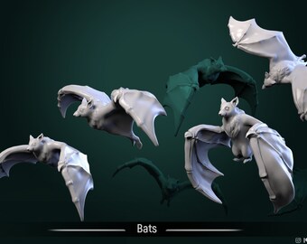 Bat Mini DND Pathfinder Dungeons & Dragons RPG - Etsy