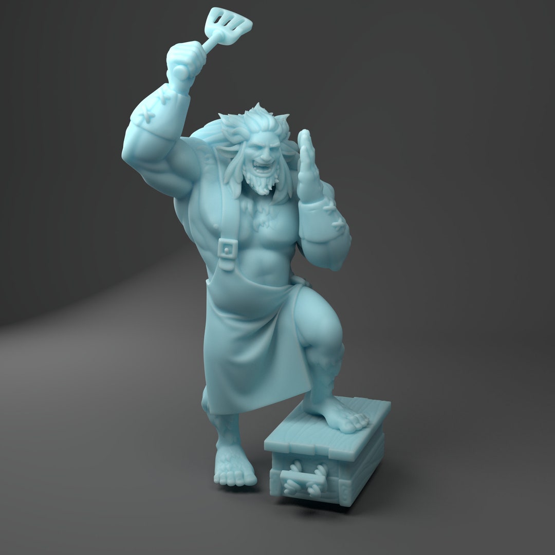 Grub the Firbolg Pinup High Resolution Resin Miniature Pathfinder ...