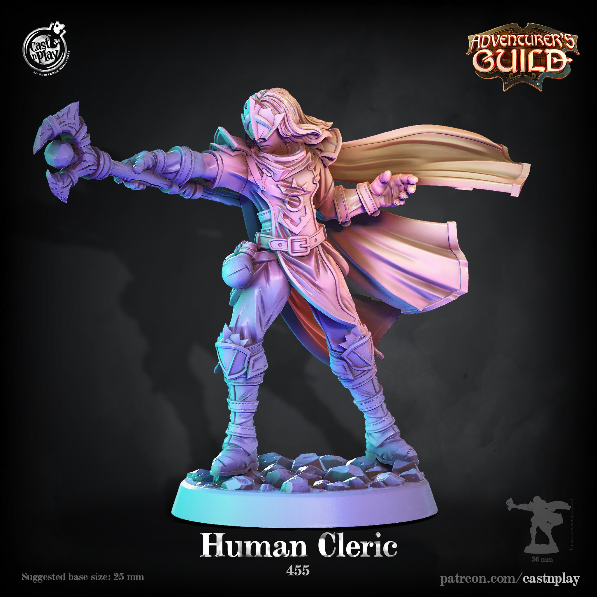 Human Cleric Miniature