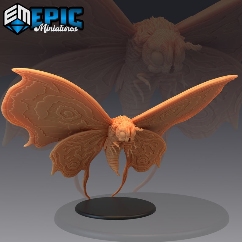 Giant Moth D&D RPG Tabletop Dungeons and Dragons 28mm - Etsy UK
