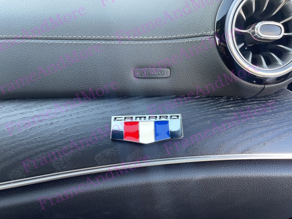 1 X 3D Raised Camaro Six Logo Metal Made Dashboard Center | Etsy