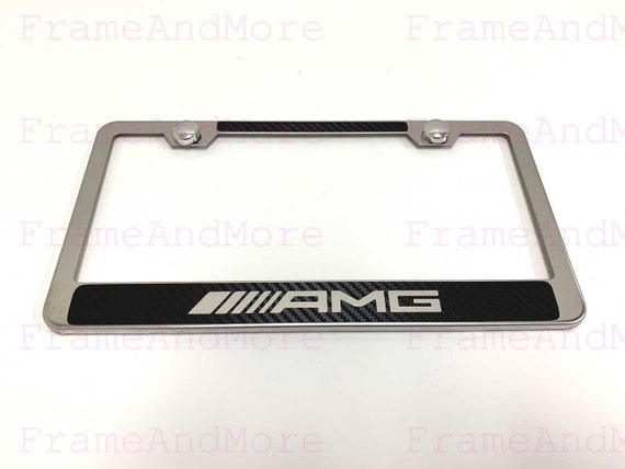 Amg carbon fiber license plate frame store
