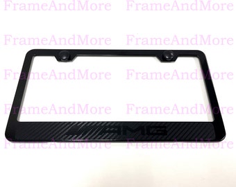 Mercedes benz carbon fiber license plate frame store
