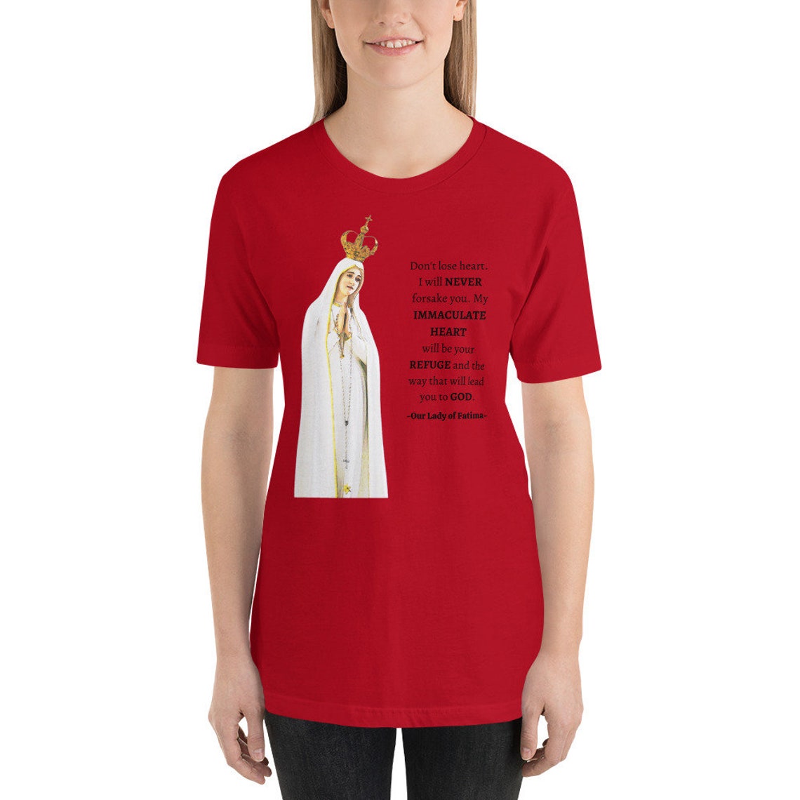 Our Lady of Fatima Unisex T-shirt - Etsy