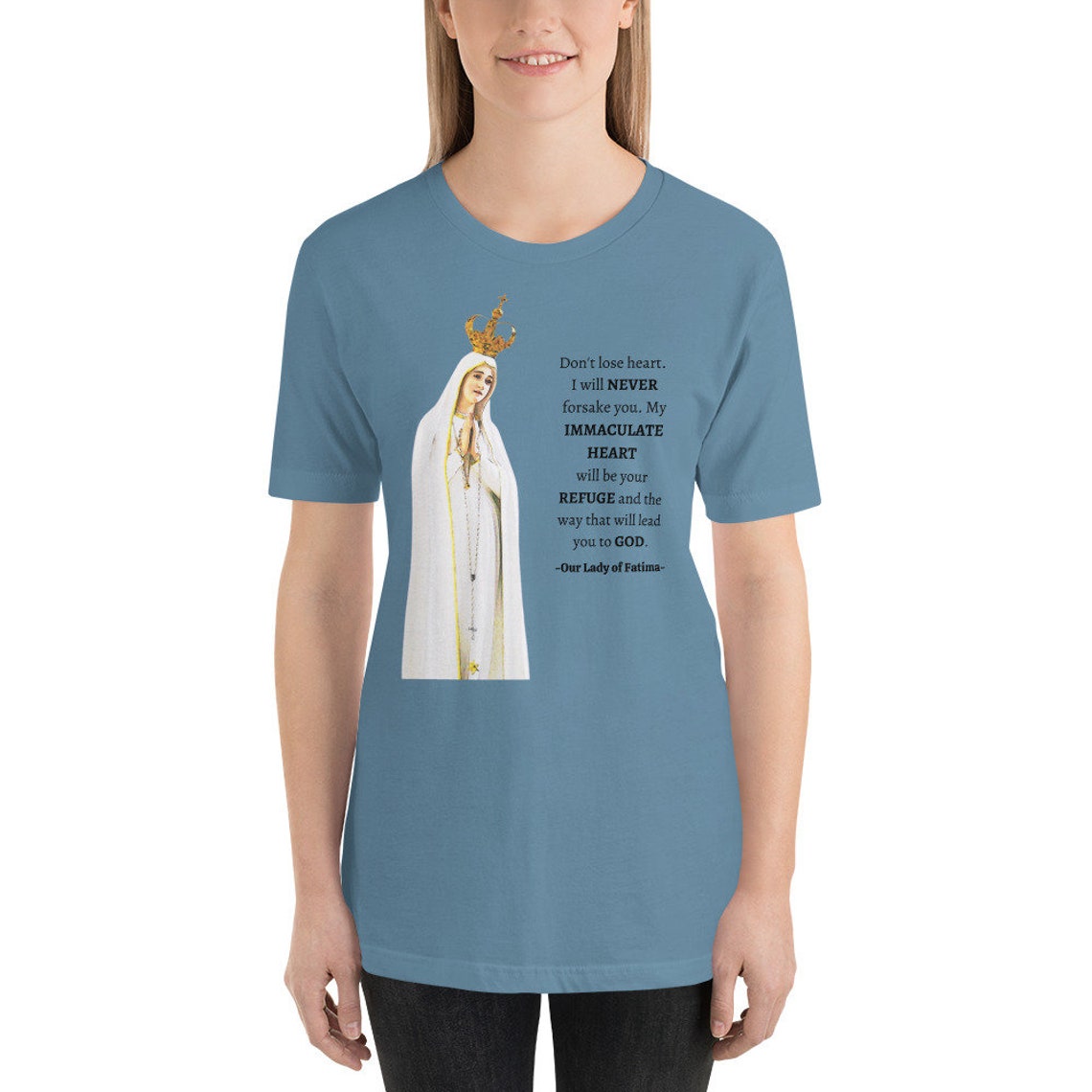 Our Lady of Fatima Unisex T-shirt - Etsy