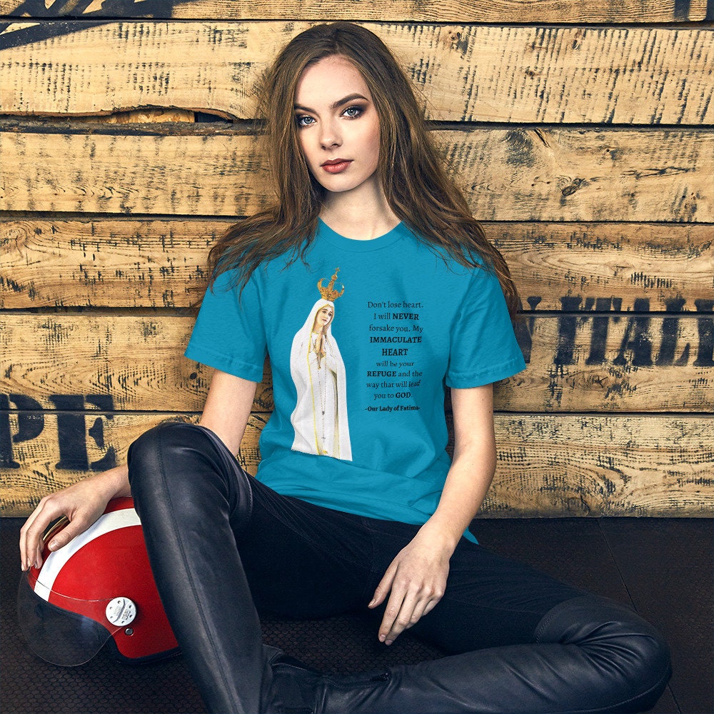 Our Lady of Fatima Unisex T-shirt - Etsy