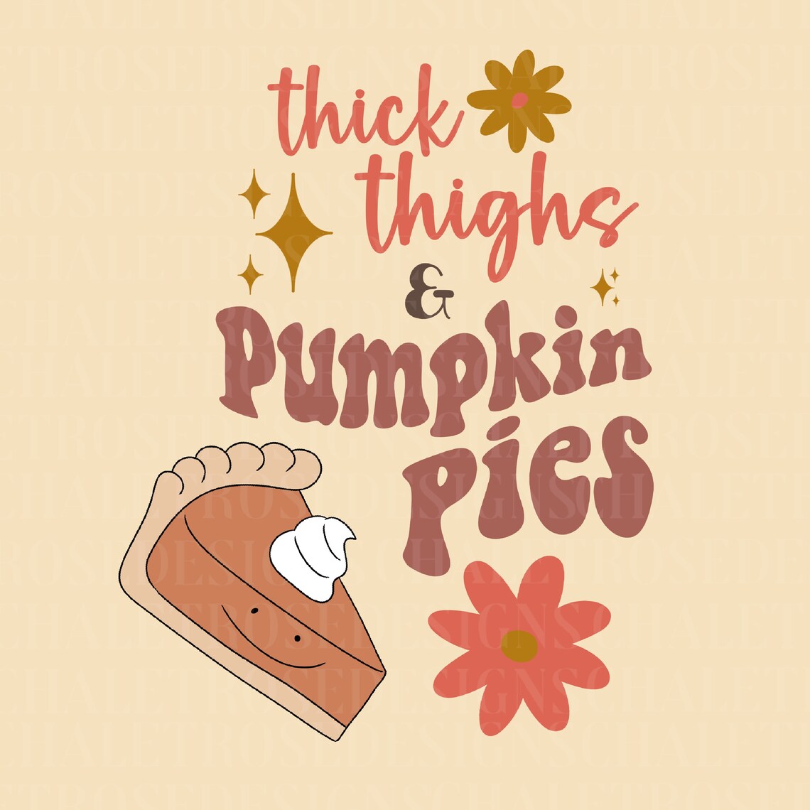 Thick Thighs & Pumpkin Pies PNG • Fall Autumn Halloween Sublimation Art ...
