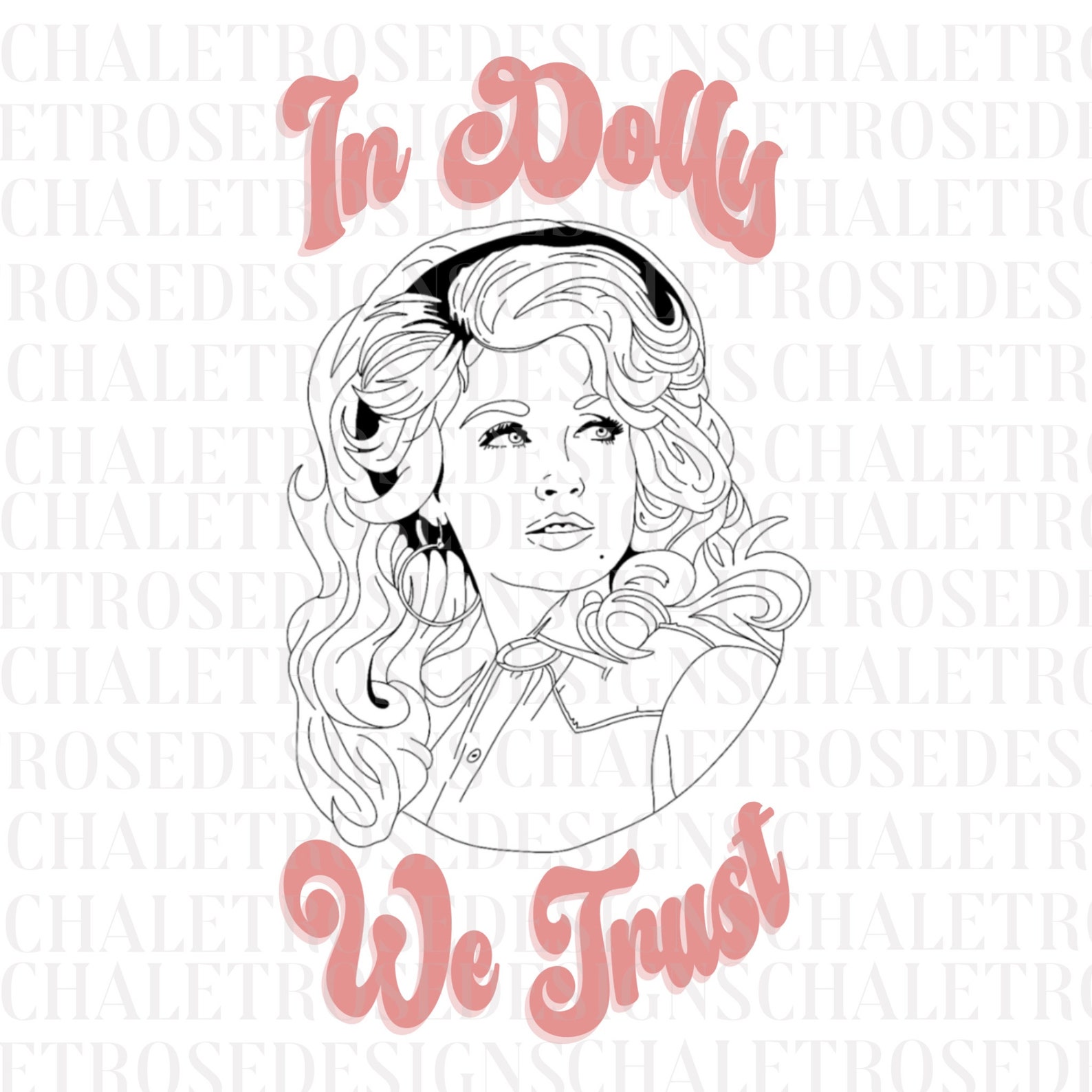 In Dolly We Trust PNG - Dolly Sublimation Design, Dolly PNG ...