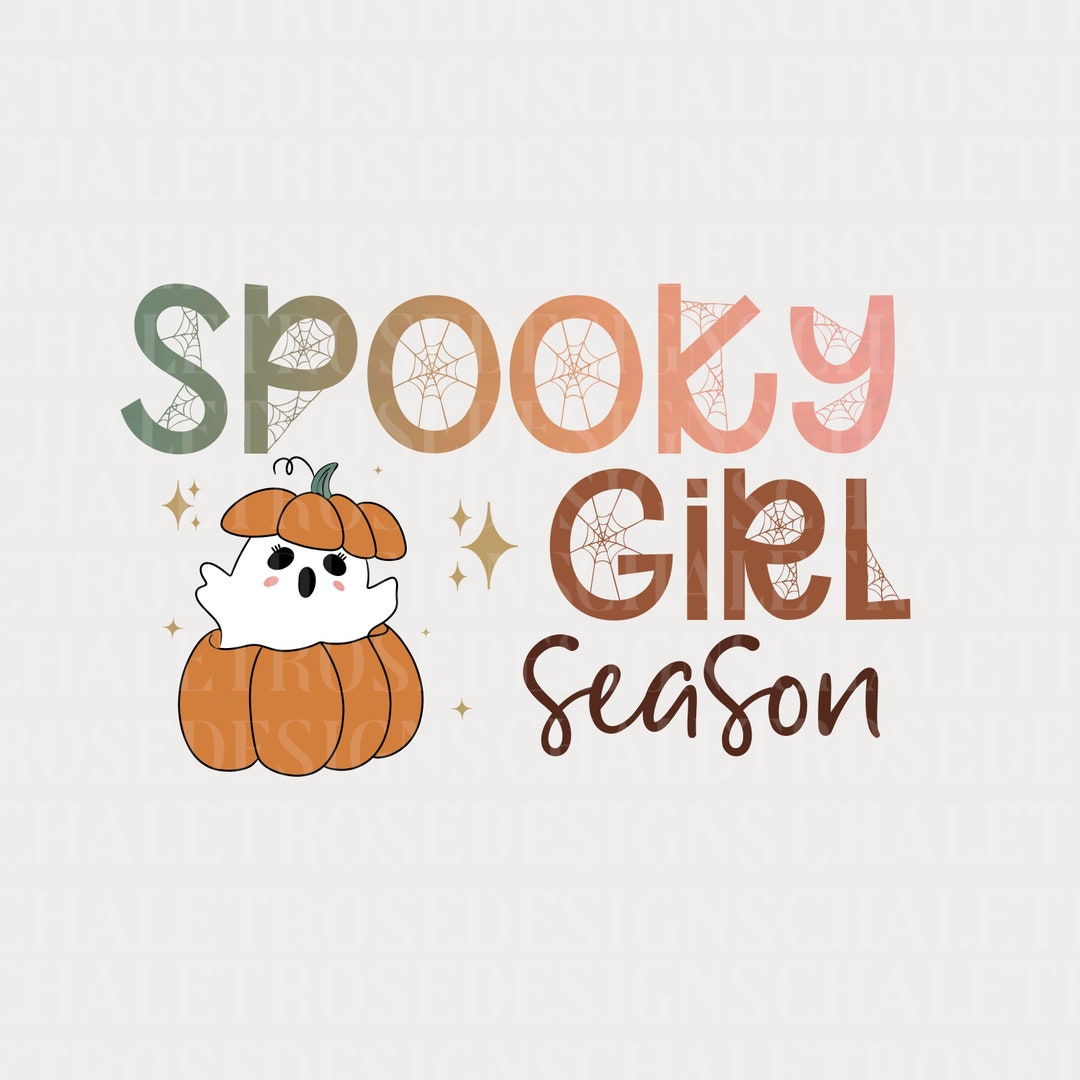 Spooky Girl Season PNG • Halloween Theme PNG for Sublimation or Cricut ...