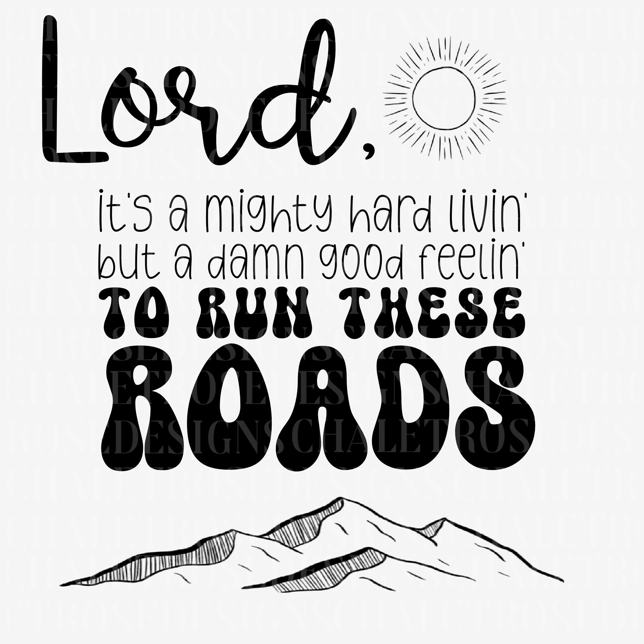 Whitehouse Road Tyler Childers PNG & SVG - Tell It on the Mountain ...